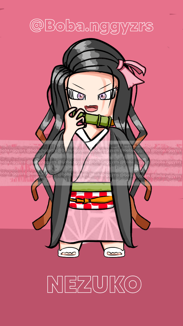 NEZUKO KIMETSU NO YAIBA @boba.nggyzrs - ibisPaint