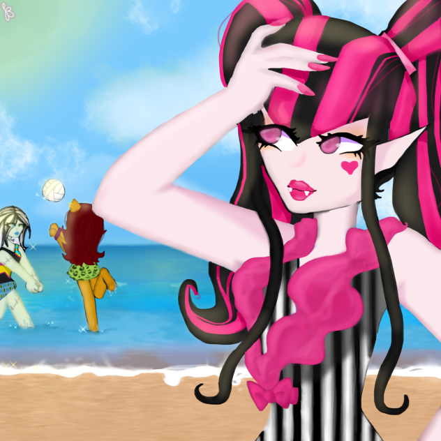 Beach party 🏐 - ibisPaint