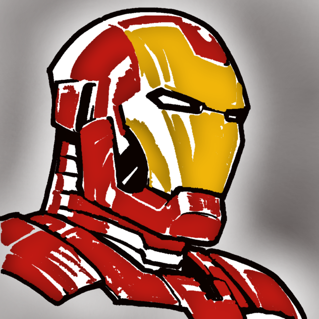 how to draw iron man 👨 - ibisPaint