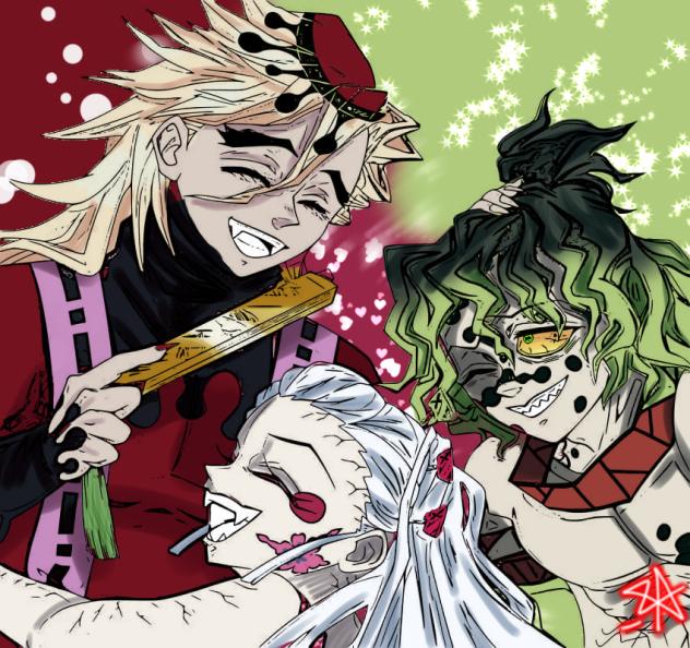 Gyutaro Daki and Douma - ibisPaint