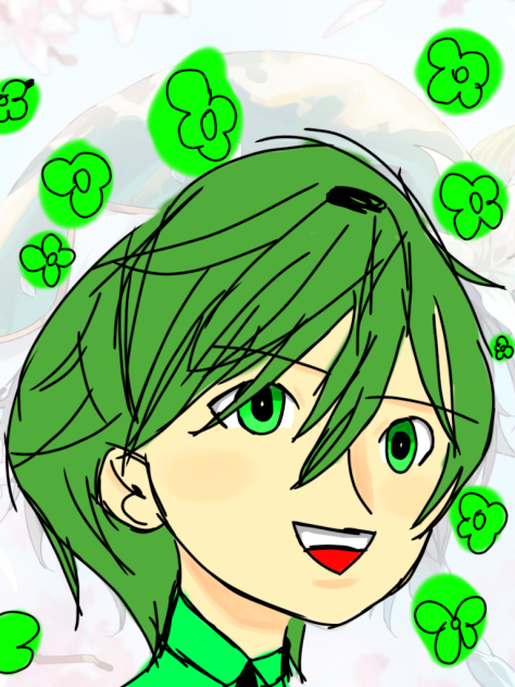 the green boy - ibisPaint