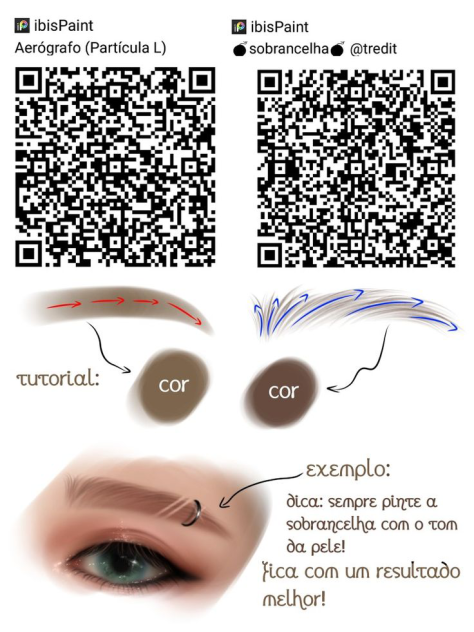 Eyebrow brush - ibisPaint