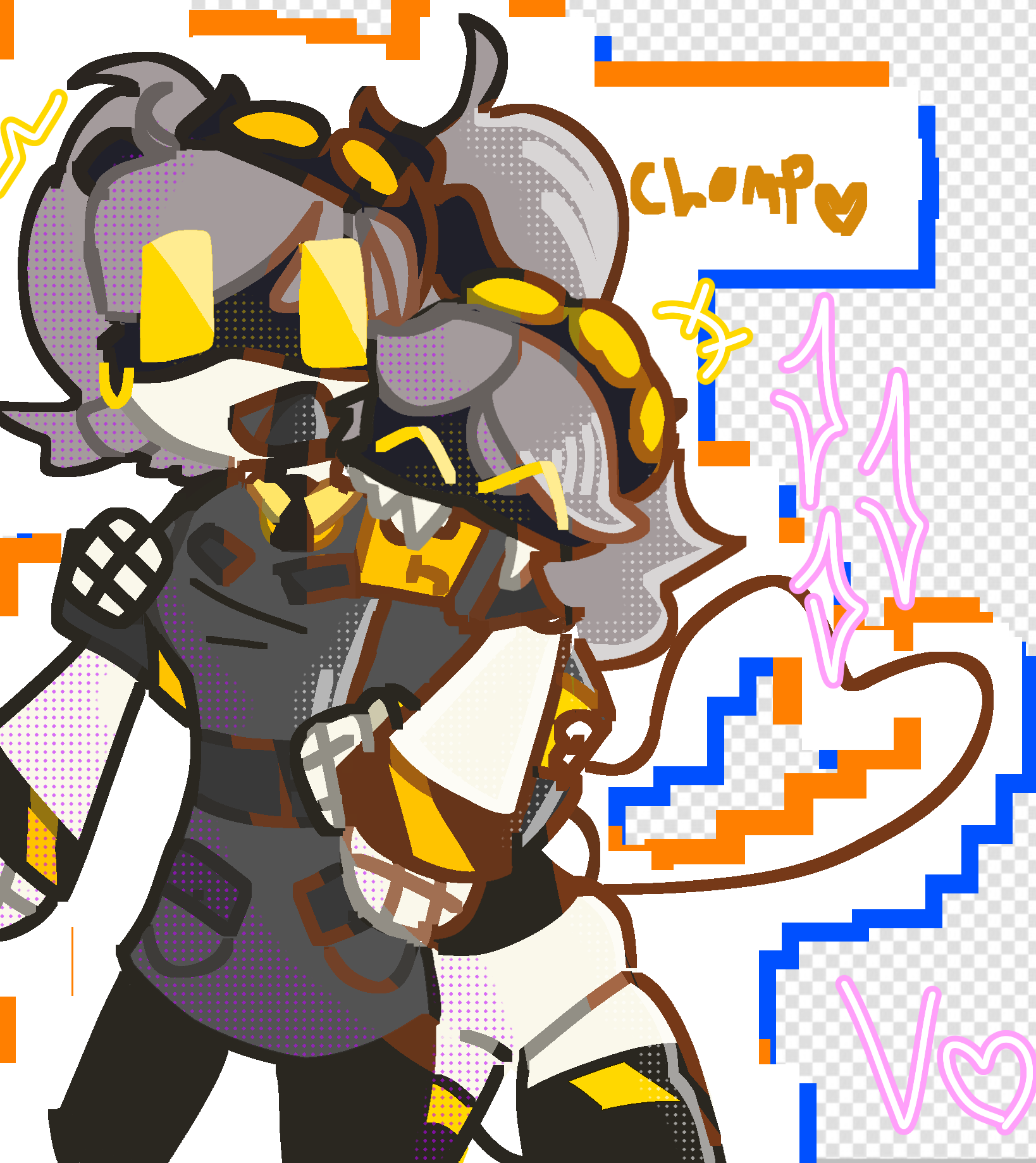 chomp 💛 - ibisPaint