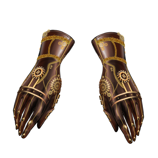 steampunk gloves - ibisPaint