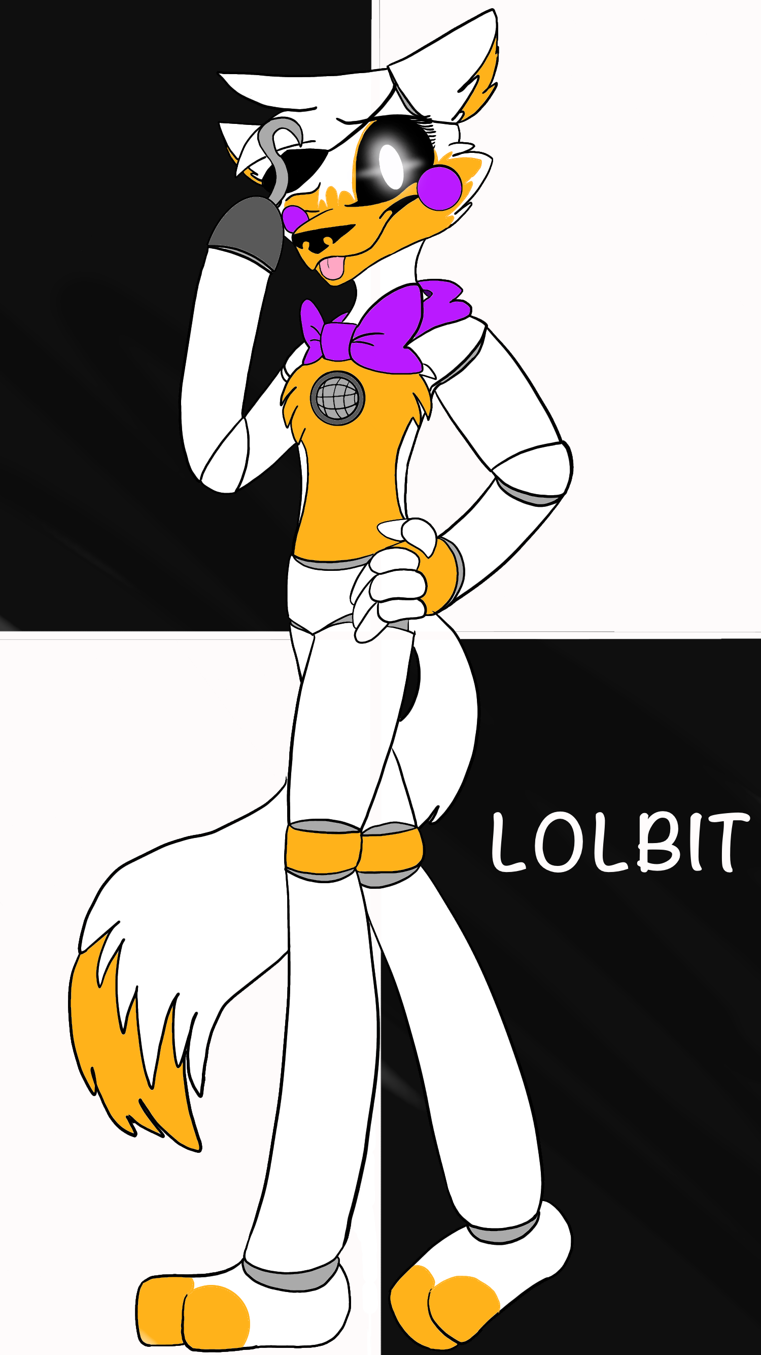 FNAF SL Lolbit Speedpaint - ibisPaint