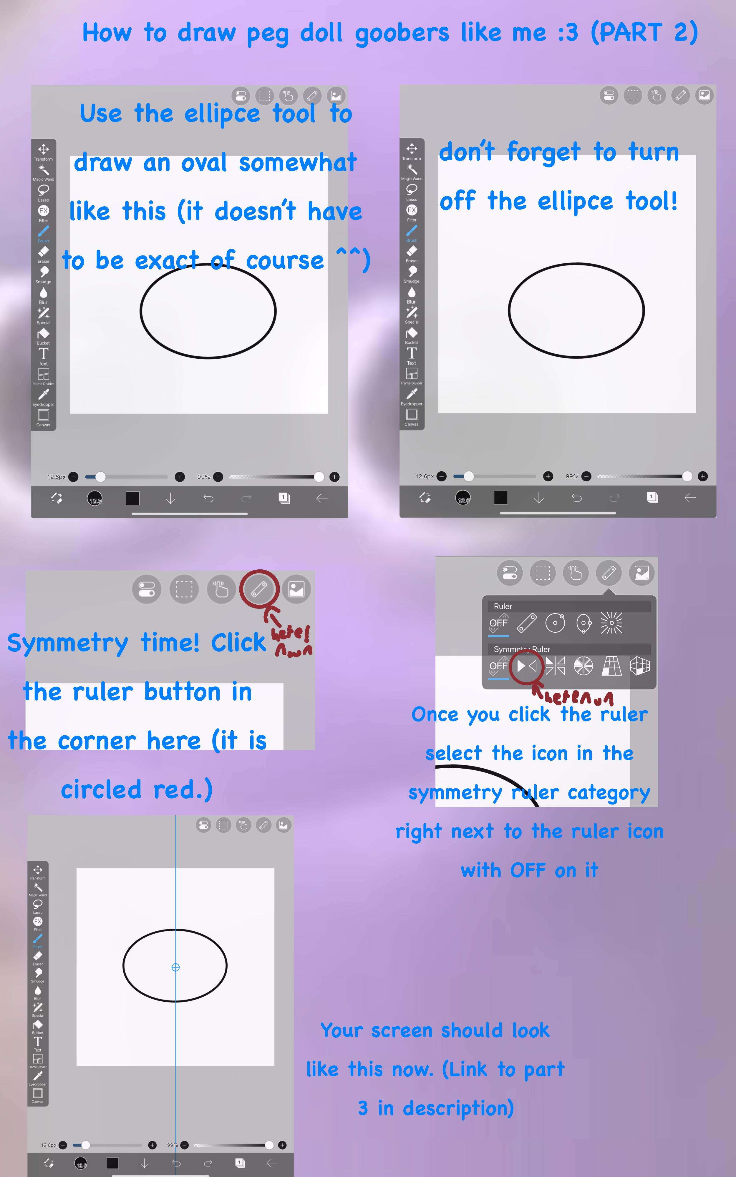 How to draw peg doll goobers like me (2) - ibisPaint