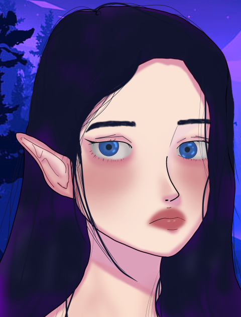 Elven Beaut - ibisPaint