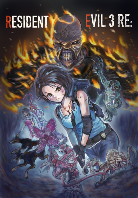 Resident Evil 3 remake - ibisPaint