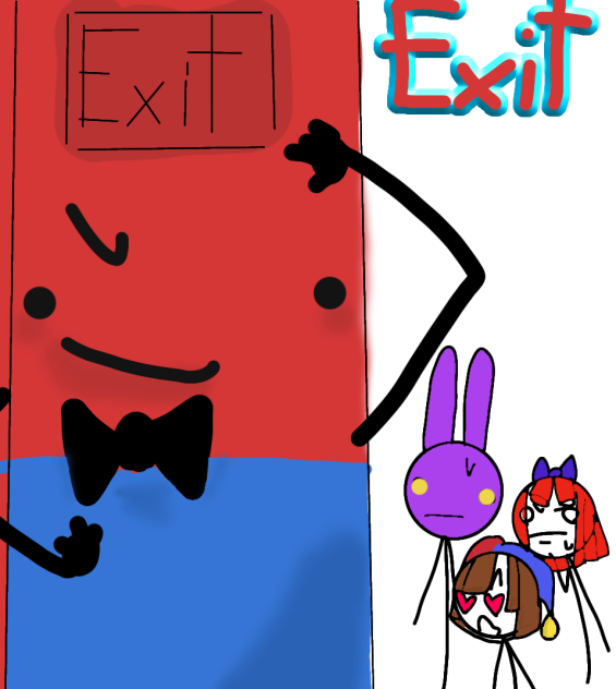 Exit😳💙🩵 - ibisPaint
