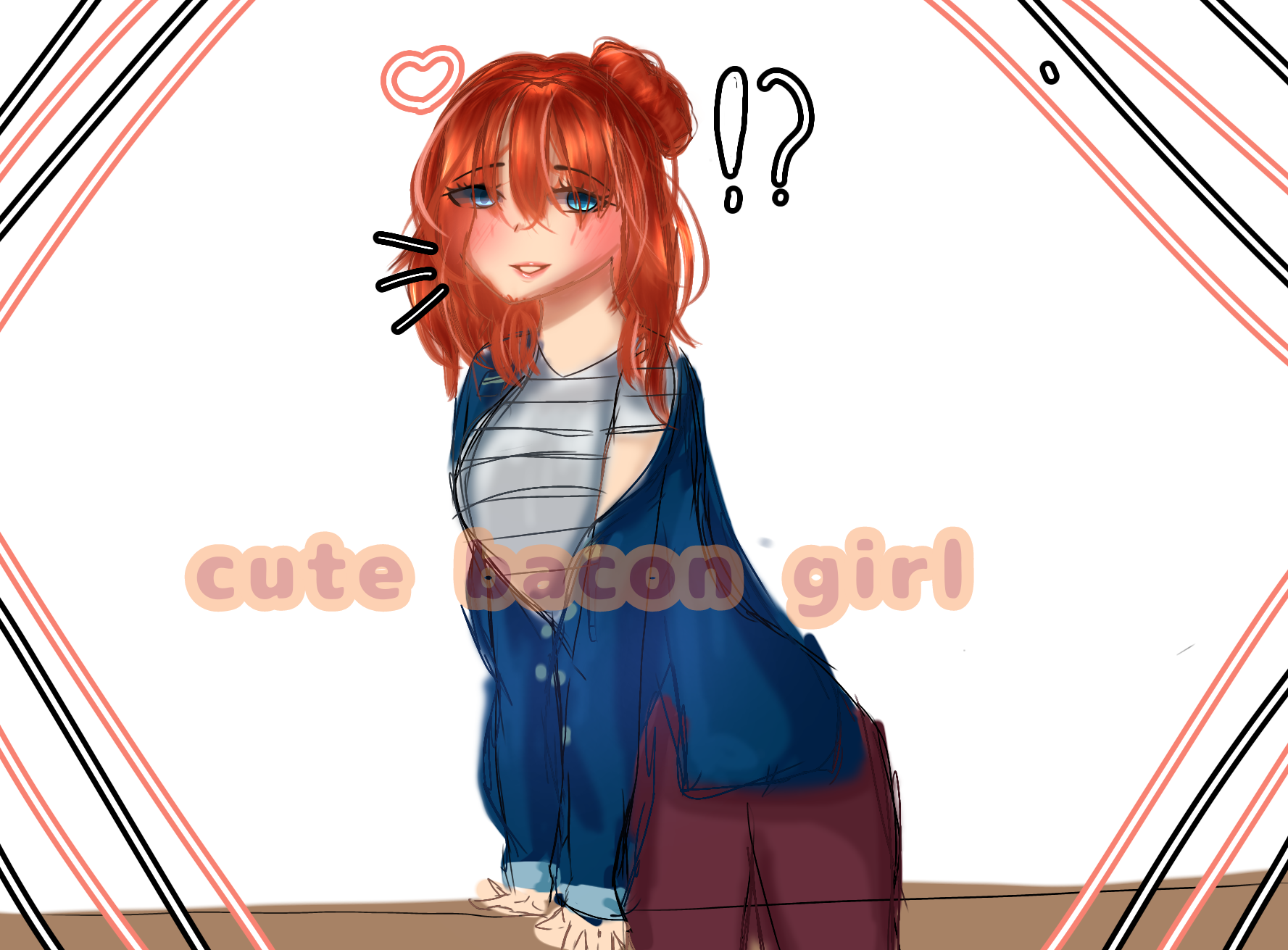 cute Roblox bacon girl🤩😊 - ibisPaint