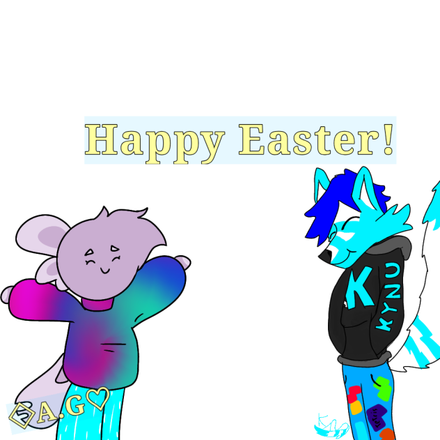 Happy Easter collab - ibisPaint