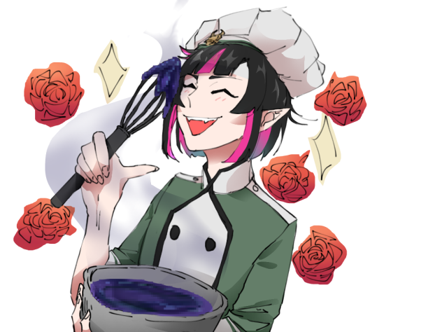 Lilia trying to bake - ibisPaint