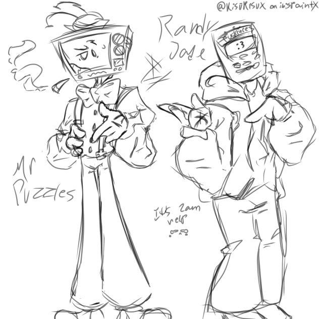 Mr Puzzles & Randy - ibisPaint