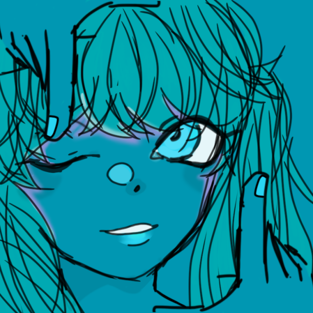 Messy Miku Sketch - ibisPaint