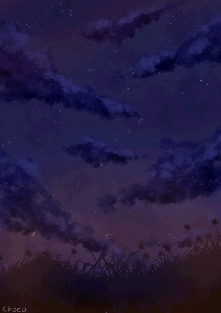 (Wallpaper) Evening-Sky - ibisPaint