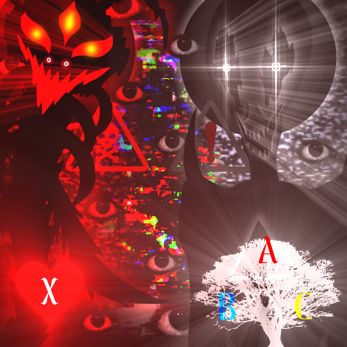 True Xenotagonistic Duo Requiem God - ibisPaint