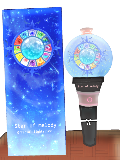 Star of melody lightstick - ibisPaint