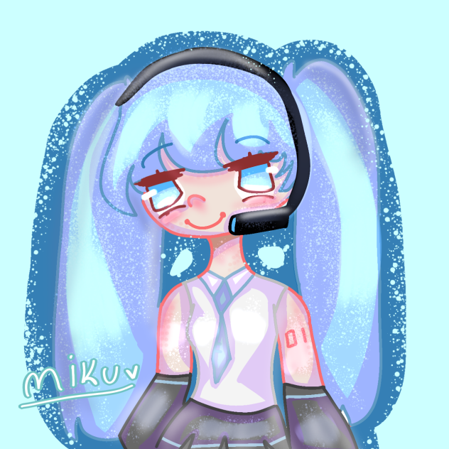 ~another drawing of MIKU💙~ - ibisPaint