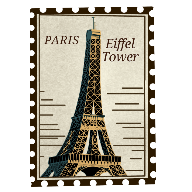 Paris Stamp - ibisPaint