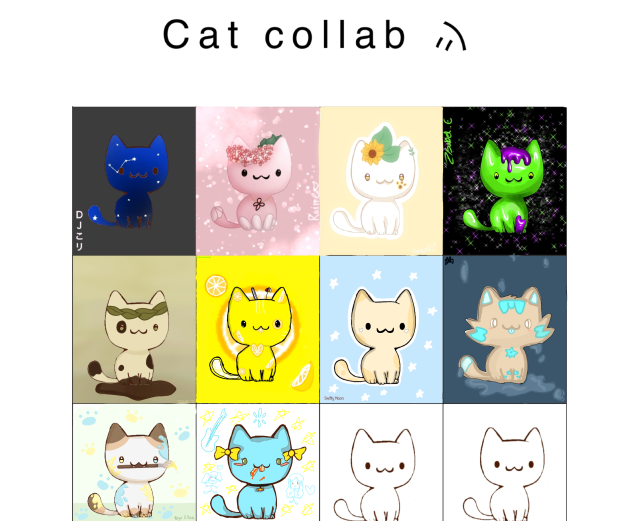 cat collab - ibisPaint