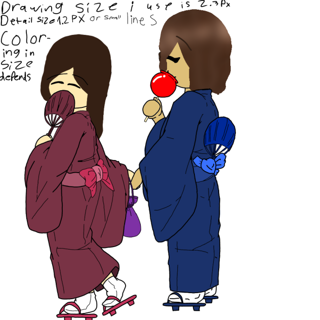 Me and my older sister Nessa - ibisPaint