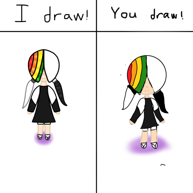 I draw,You draw collab - ibisPaint