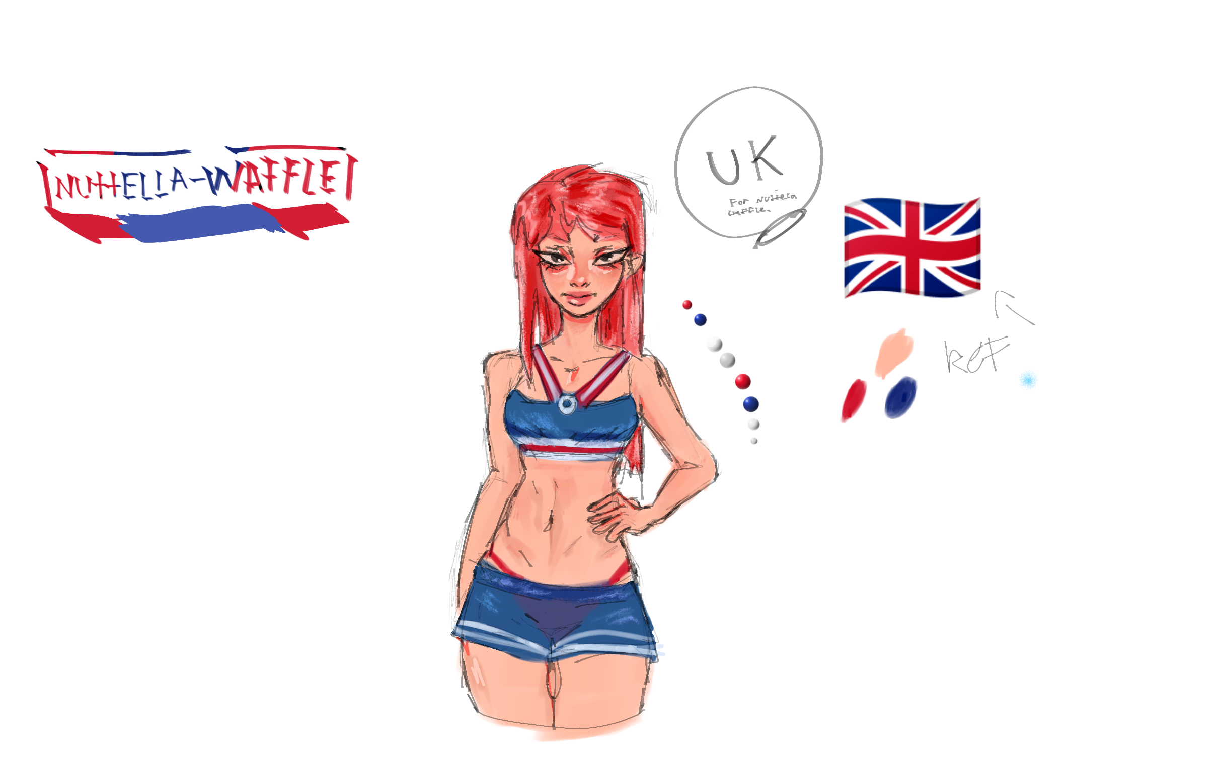 UK IS GOIN TO THE BEACH! - ibisPaint