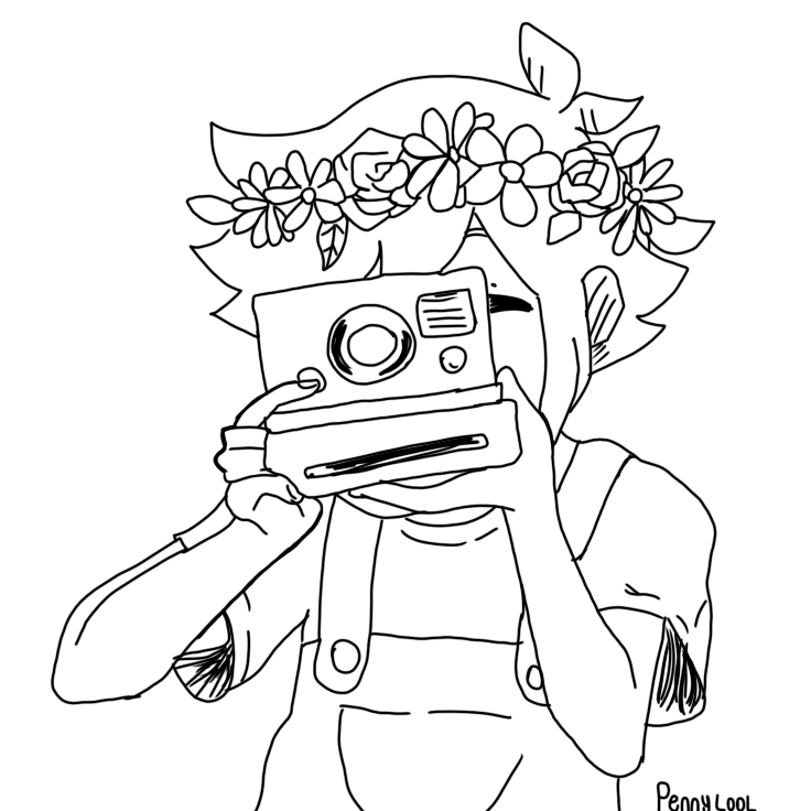 Basil OMORI Coloring Page - ibisPaint