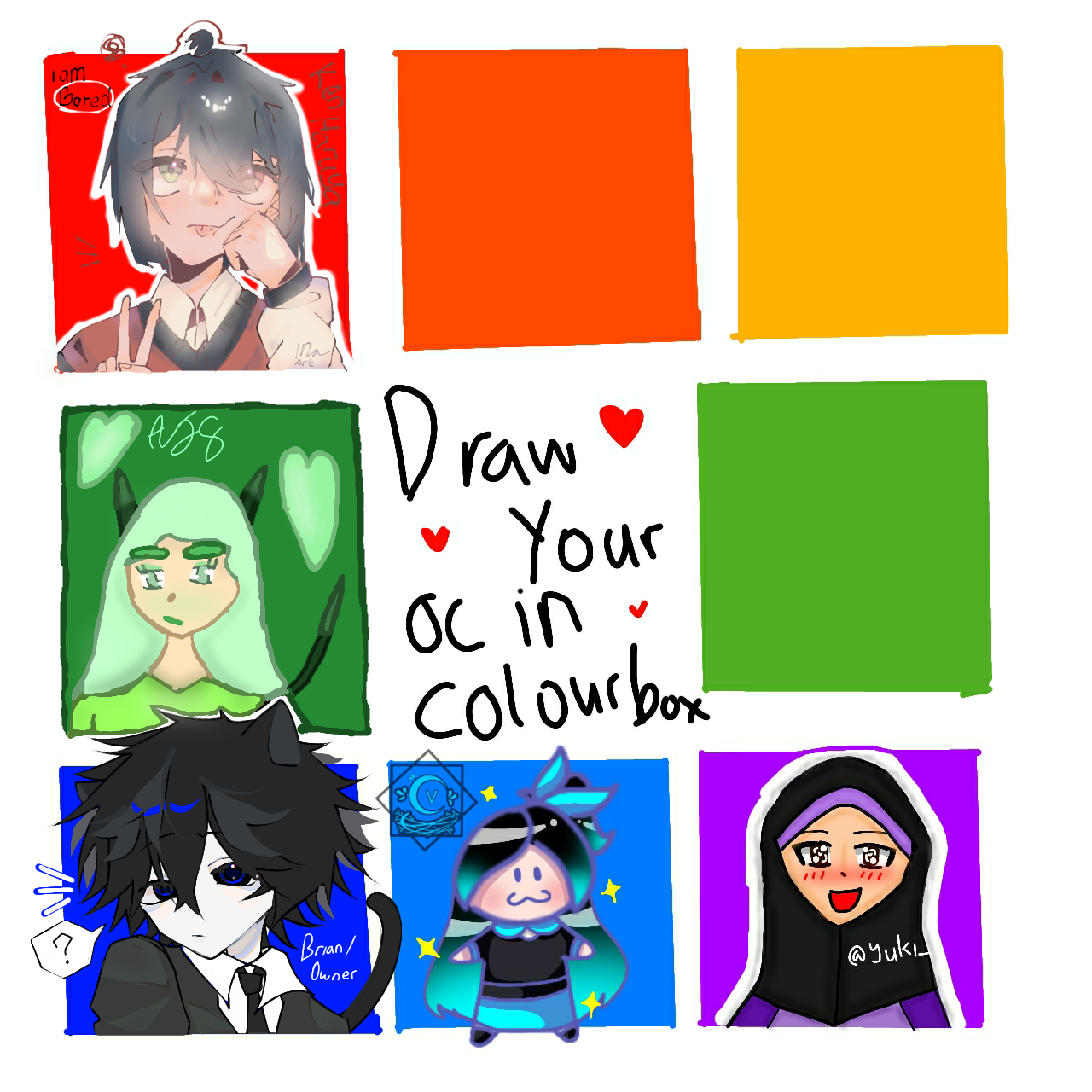 OC colors collabb - ibisPaint