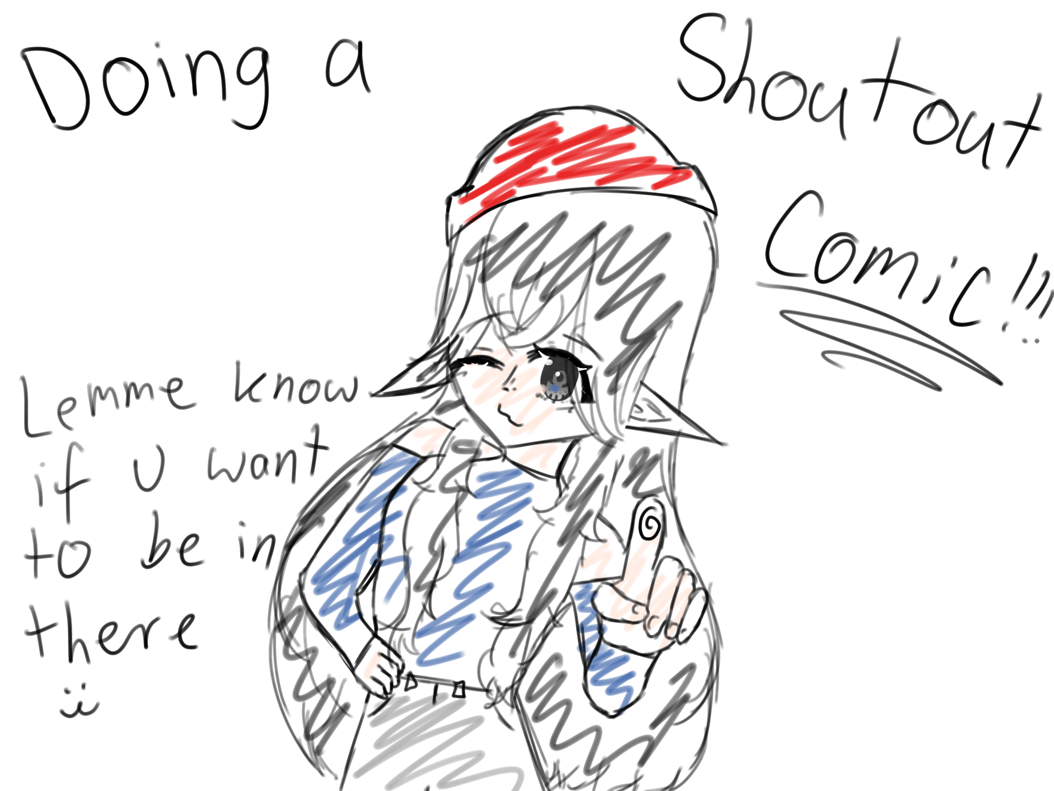 Doing a shout-out comic!! - ibisPaint