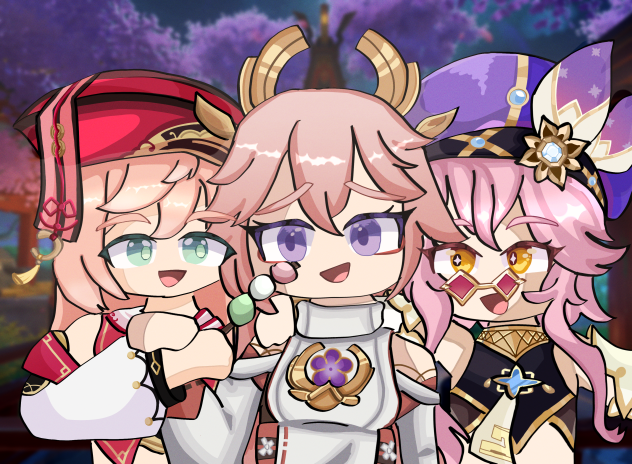 pink hair squad - ibisPaint