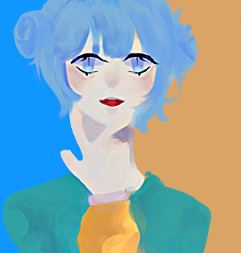blue & yellow - ibisPaint