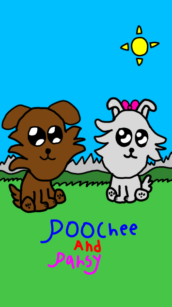 Poochee and Pansy - ibisPaint
