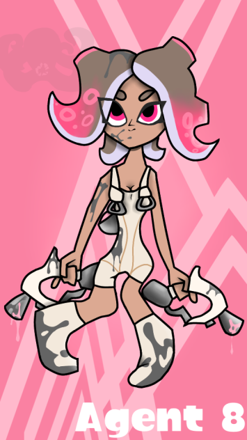 splatoon agent 8 fanart - ibisPaint