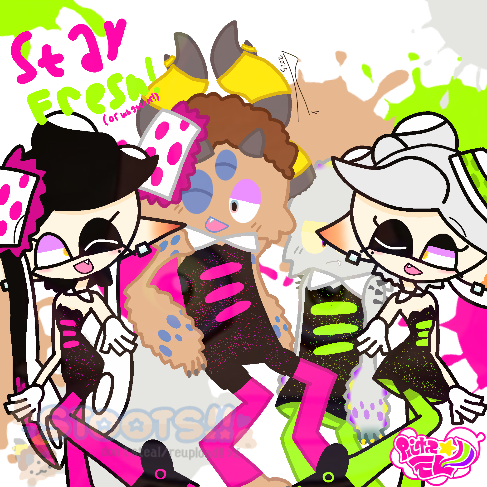 Squid Brothers and Squid Sisters! - ibisPaint