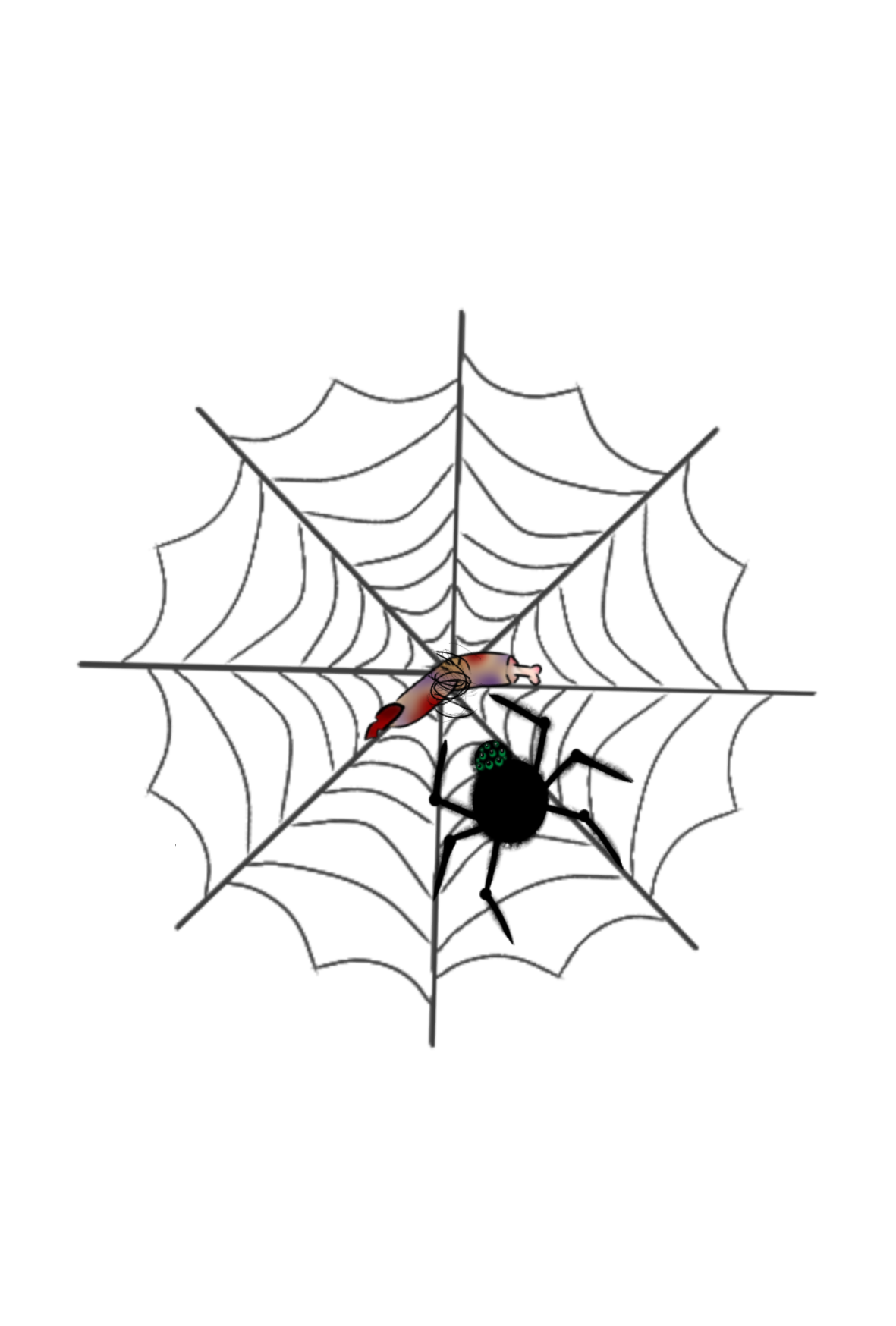 Spider web - ibisPaint