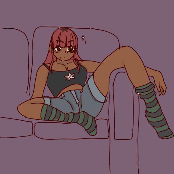 Queen posture - ibisPaint