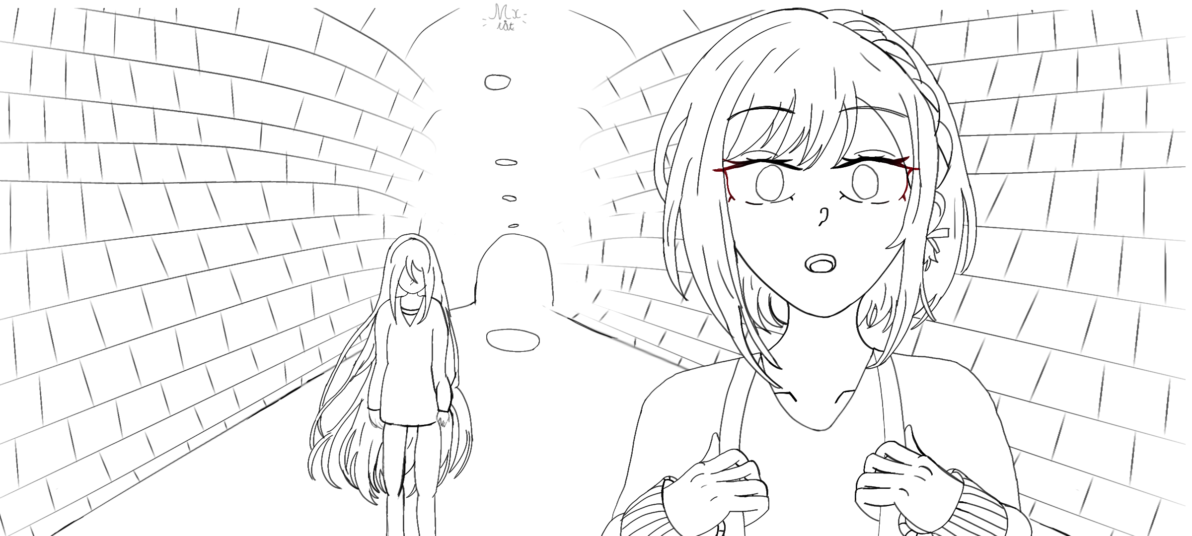 Ena Shinonome (line art) - ibisPaint