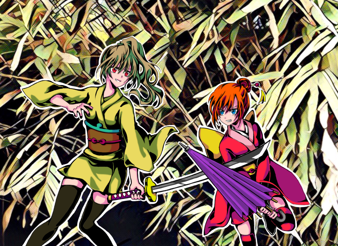 Okita Souko x Kagura Yoshiwara - ibisPaint