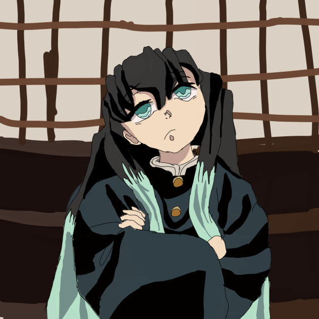 Muichiro in swordsmith village arc - ibisPaint