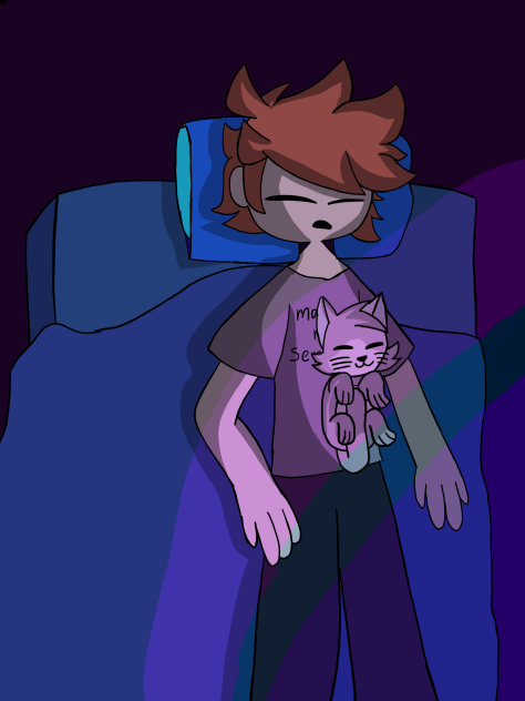 Sleepy night - ibisPaint