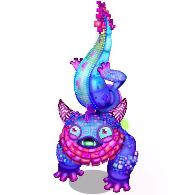Rare Pixolotl But DoF Style - ibisPaint