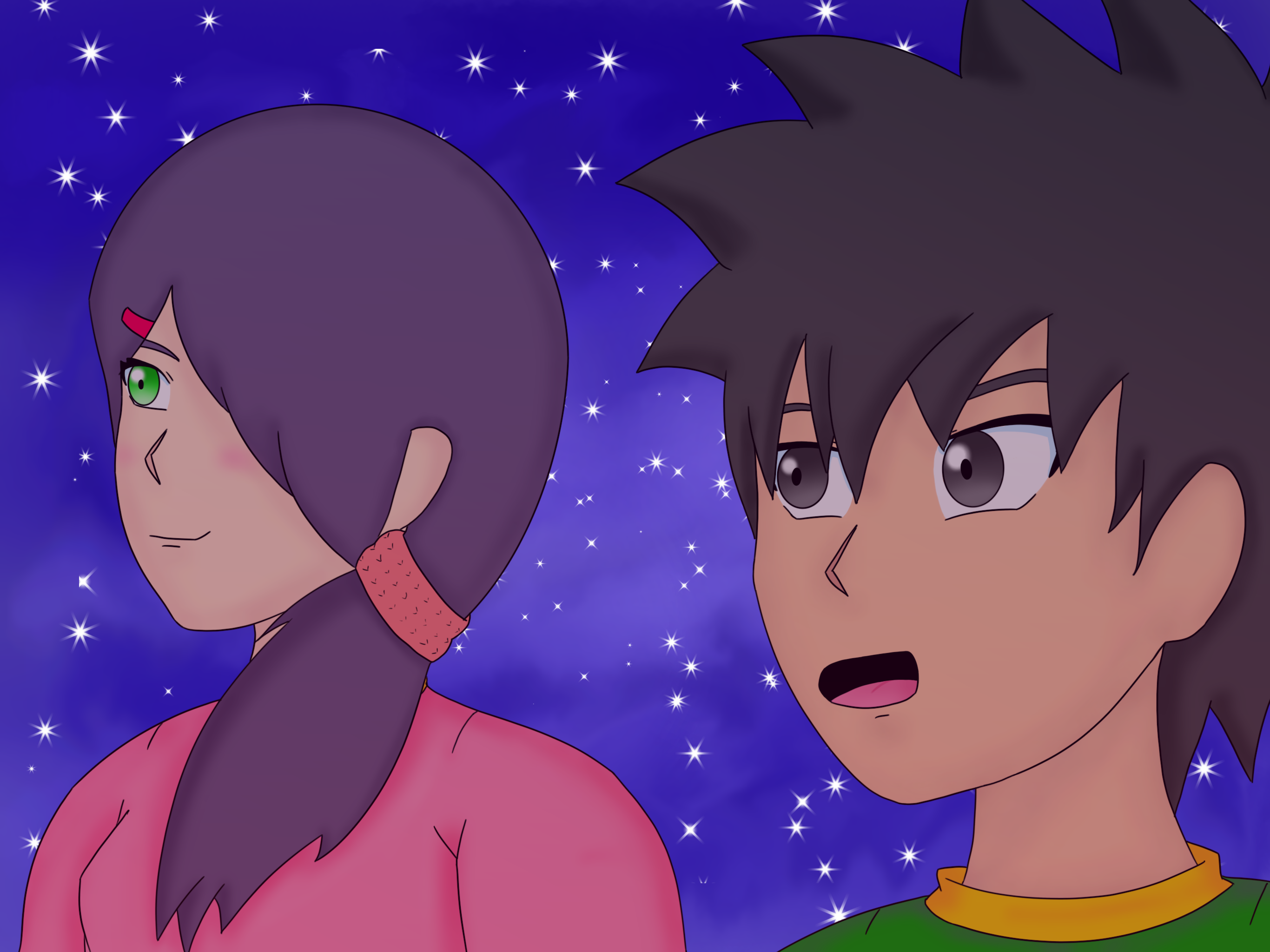 Luna and Chris - ibisPaint