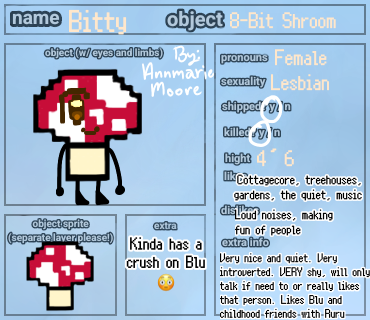 Bitty the 8-Bit Shroom - ibisPaint