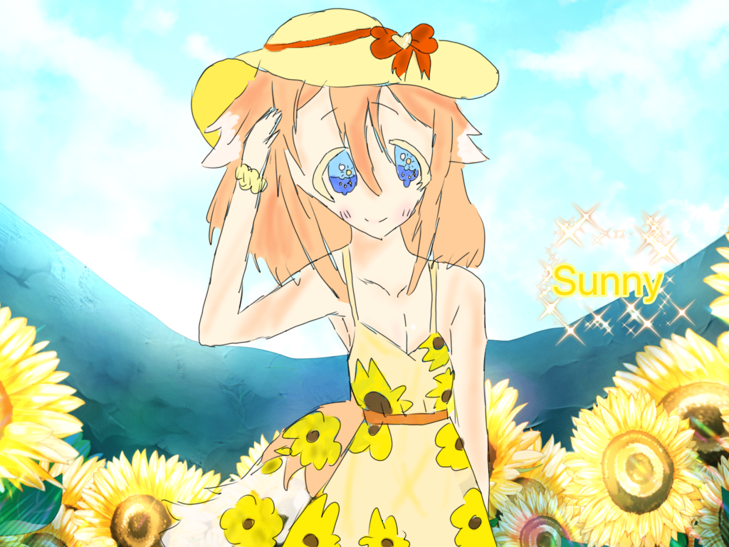 Blueberyl Sunny fanart - ibisPaint