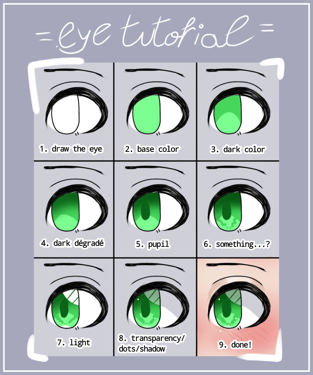 eye tutorial by 9 steps! - ibisPaint