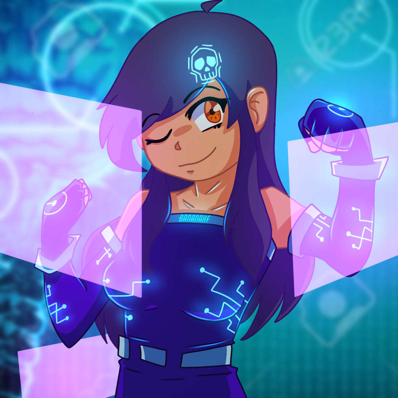 Pro Hacker Aphmau - ibisPaint
