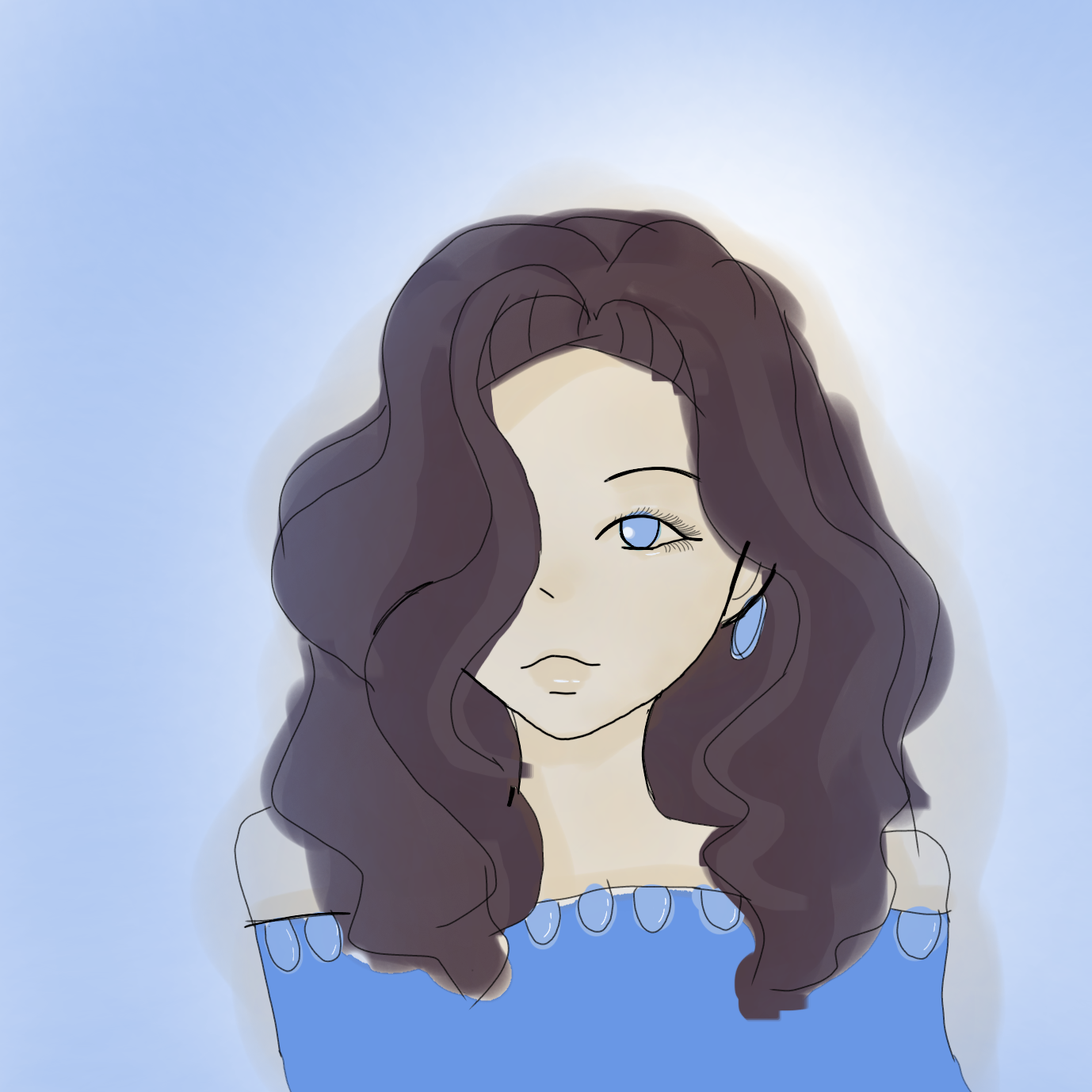 a blue gurl - ibisPaint