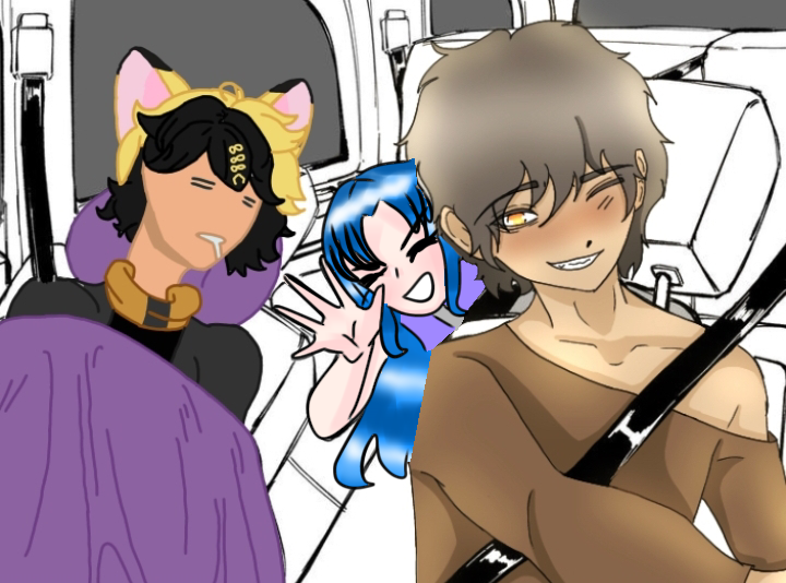 car ride collab - ibisPaint