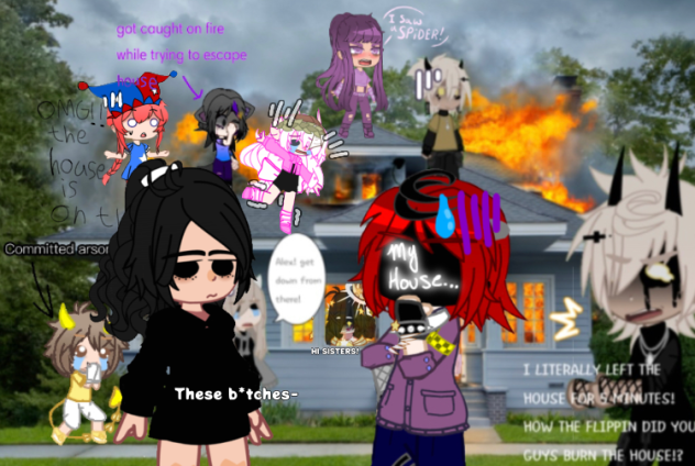 House on fire collab - ibisPaint